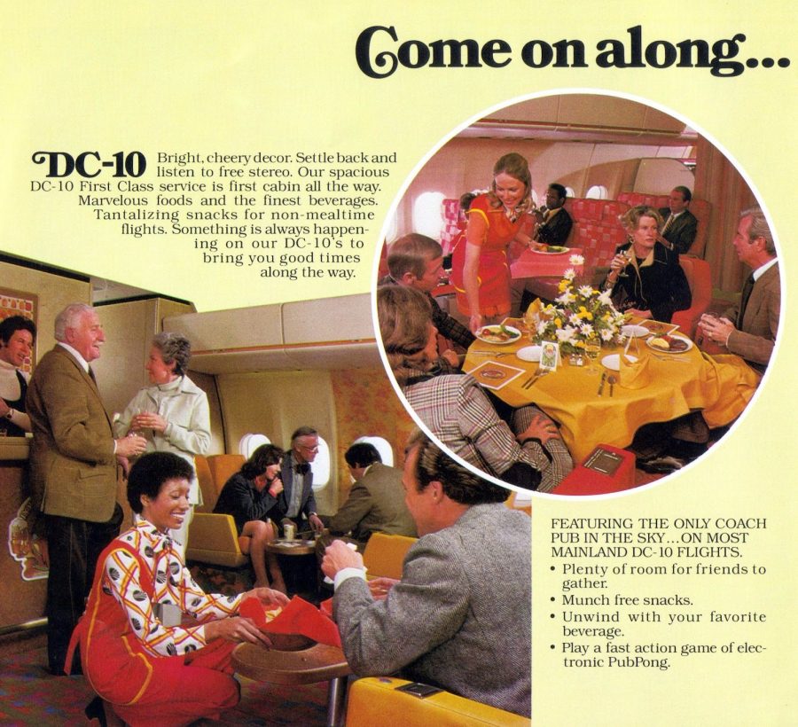 See what first class flights were like from the 1950s to the 1980s ...