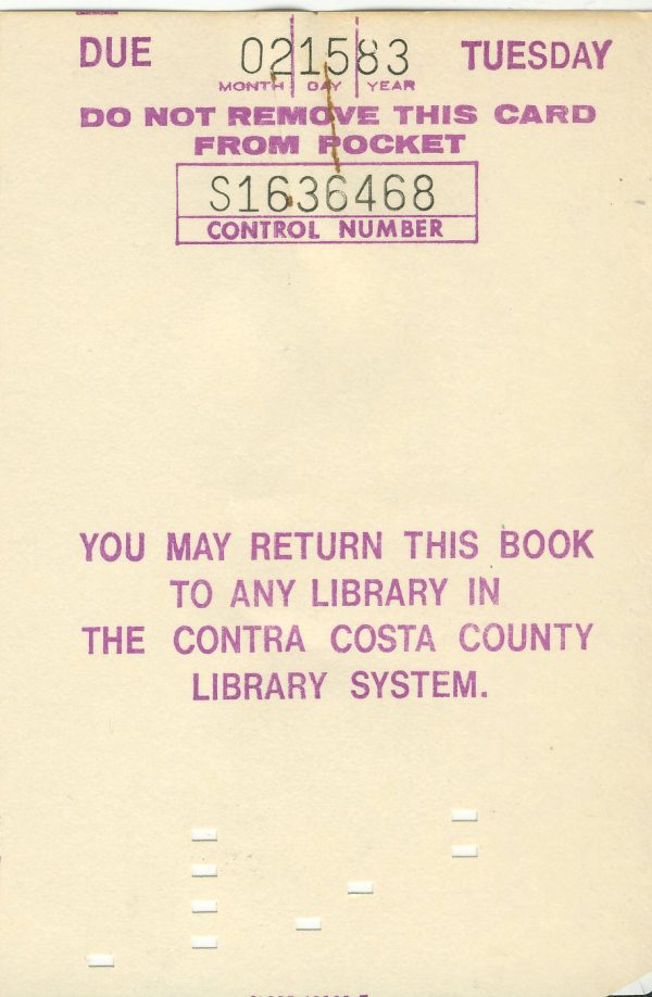 Vintage library checkout cards and due date slips: How a simple system ...