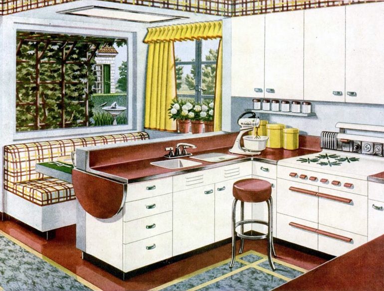 40 vintage breakfast nook ideas to make a cozy kitchen corner - Click ...