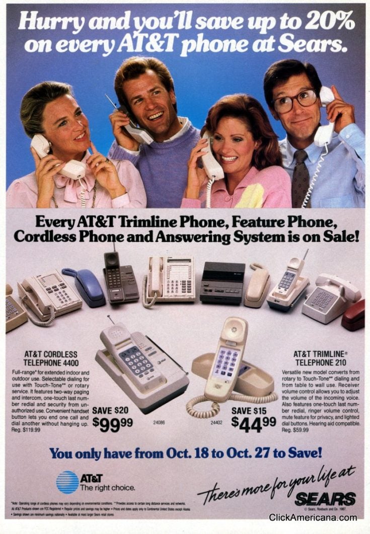 Vintage 1980s cordless phones seemed like magic & completely changed ...