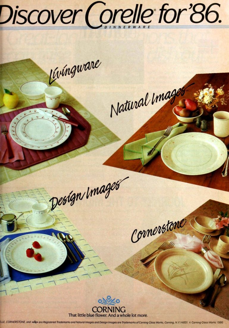 Vintage Corning Corelle dishes from the 70s & 80s are plates full of ...
