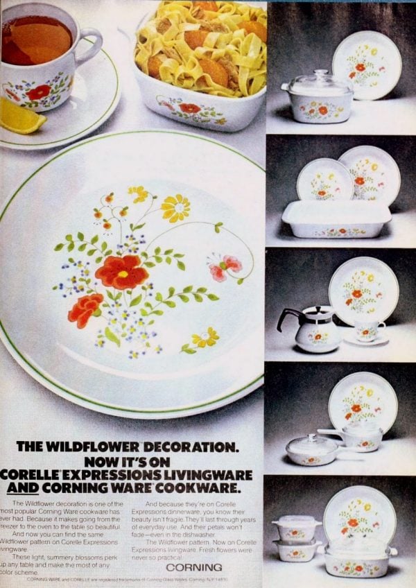 Vintage Corelle dishes from the 70s & 80s are plates full of memories ...