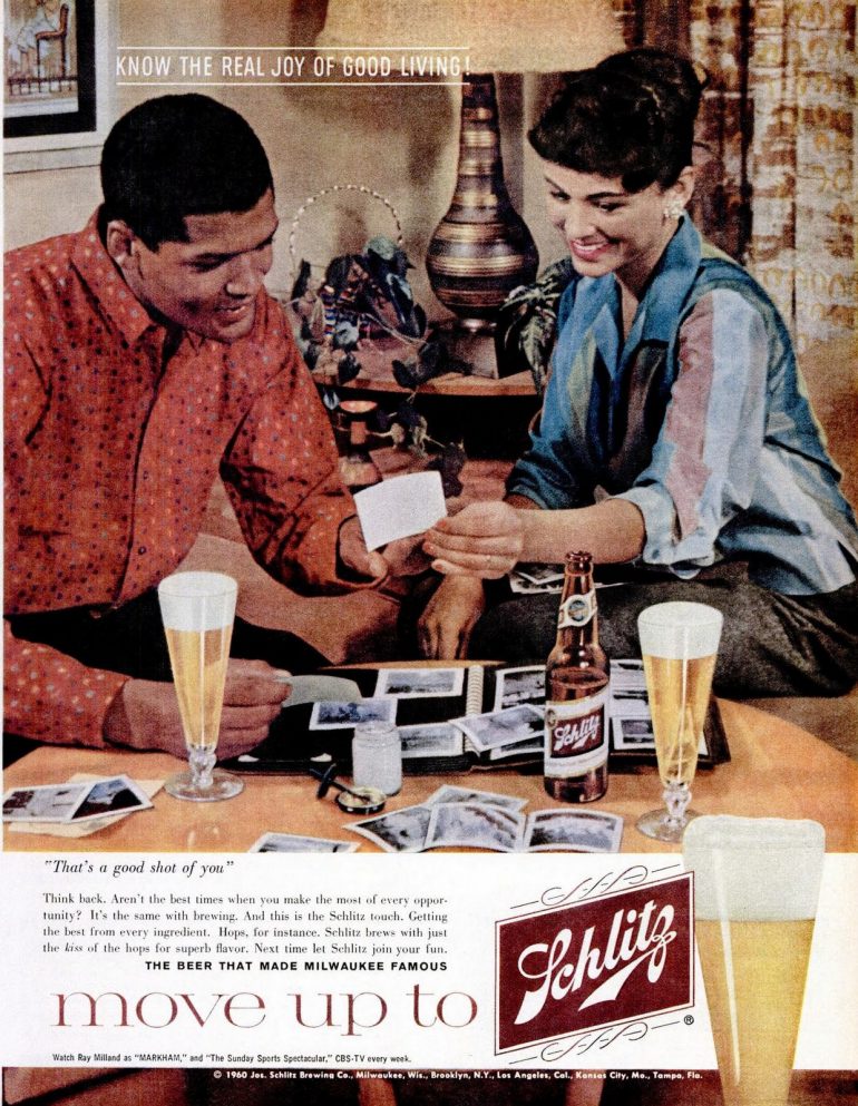 Schlitz beer through the decades: A look back at old ads & big claims ...