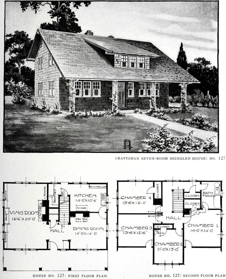 These 26 gorgeous vintage Craftsman house plans will make you want to ...