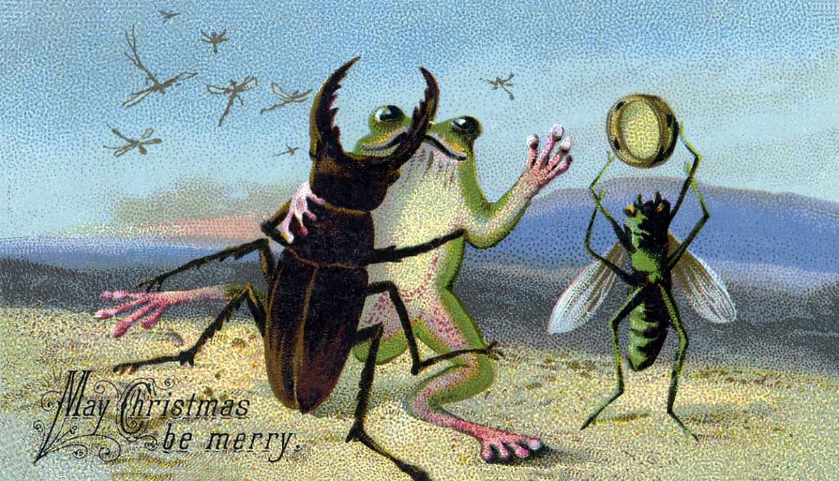 150 Victorian Christmas cards: Antique holiday greetings from the 1800s ...
