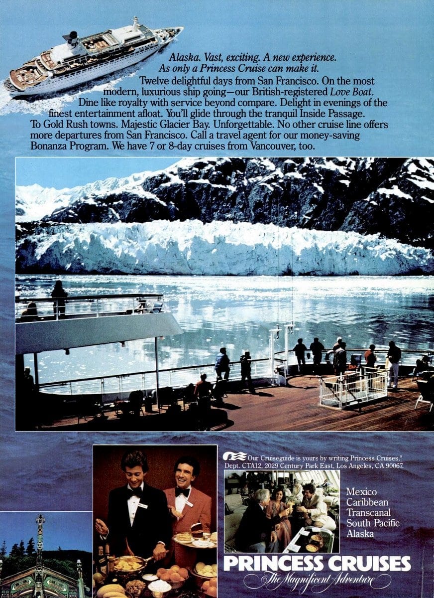 Vintage 80s Cruises See What Princess Carnival And Other Cruise Ships