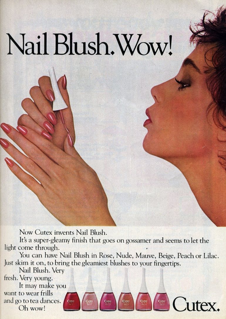Nail polish ads from the '80s: Popular colors & top brands (1980-1989 ...