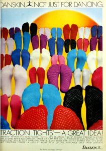 Vintage 80s tights, pantyhose & nylons came in lots of awesome colors & textures - Click Americana