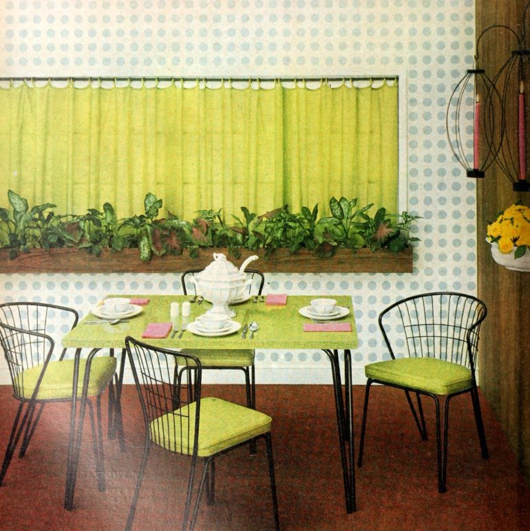 50 compact vintage dining room sets from the 40s & 50s with that ...