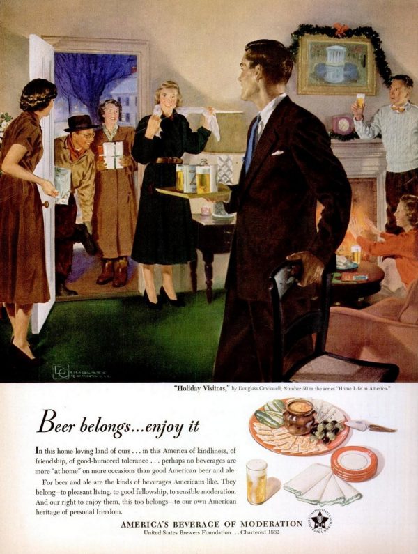 Beer belongs - enjoy it! 20 old-fashioned scenes from the 40s & 50s ...