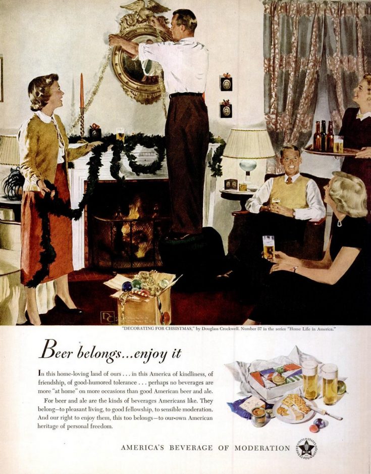 Beer belongs - enjoy it! 20 old-fashioned scenes from the 40s & 50s - Click Americana