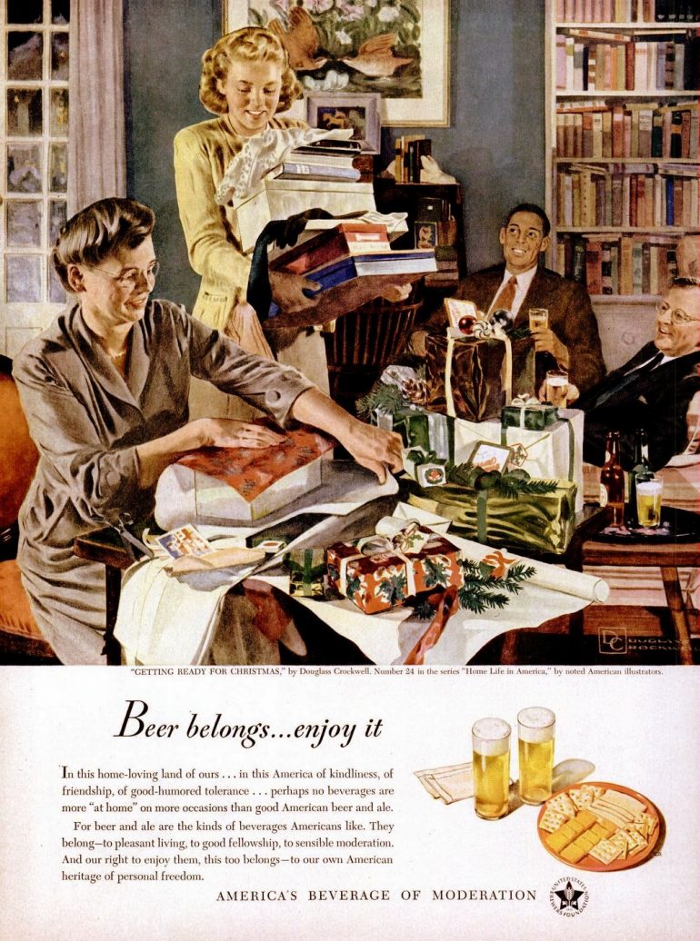Beer belongs - enjoy it! 20 old-fashioned scenes from the 40s & 50s - Click Americana