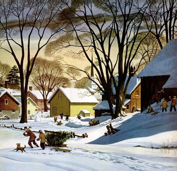 100 vintage Christmas scenes so charming and old-fashioned, you'll wish ...