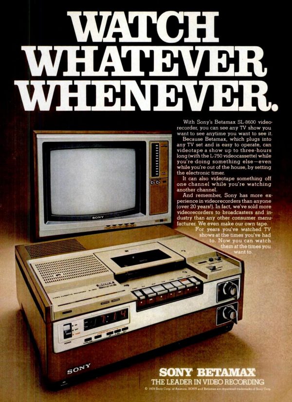VHS or Beta? A look back at Betamax, and how Sony lost the VCR format ...