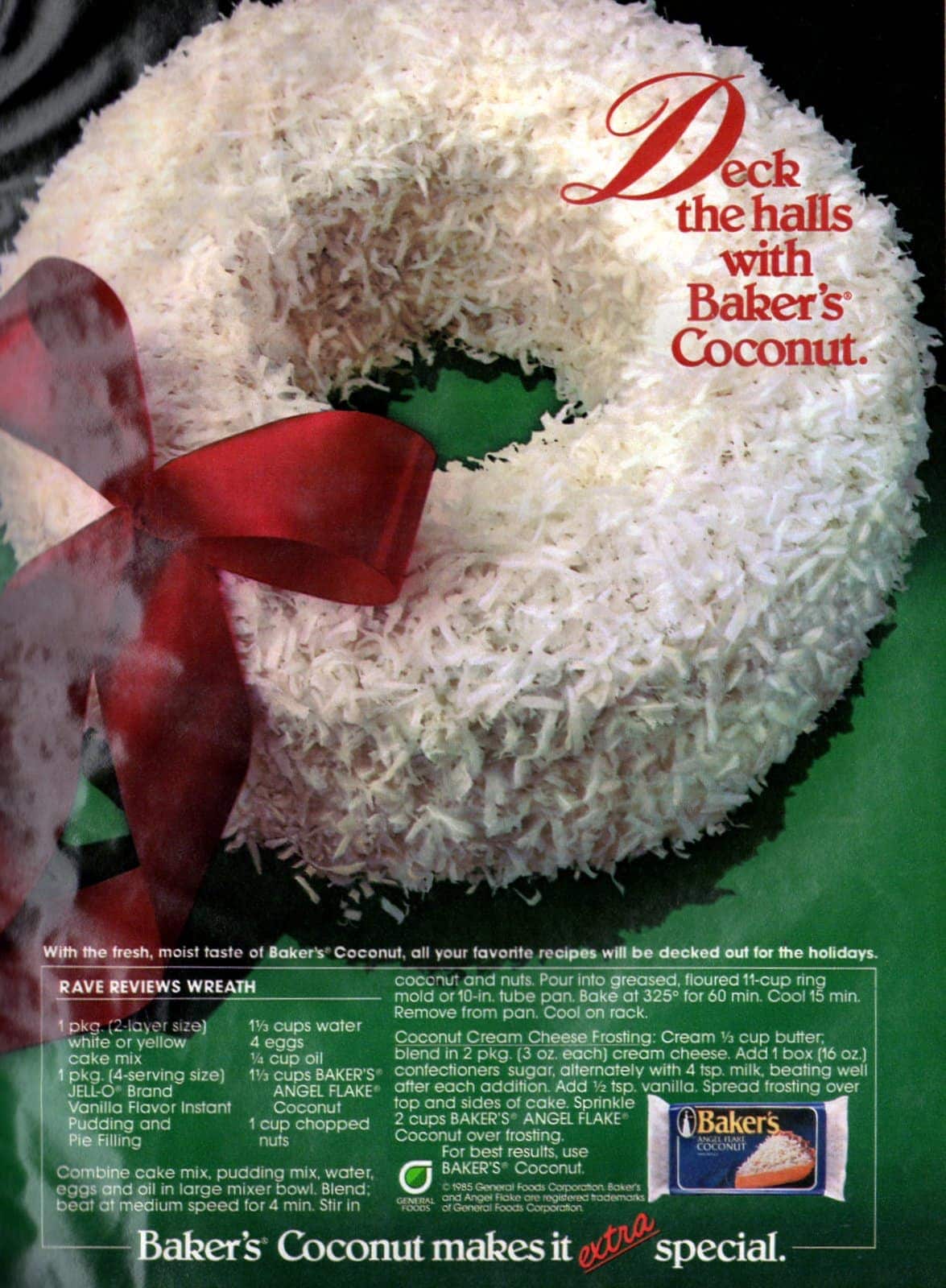 7 retro recipes for clever coconut Christmas cakes, including a snowman ...