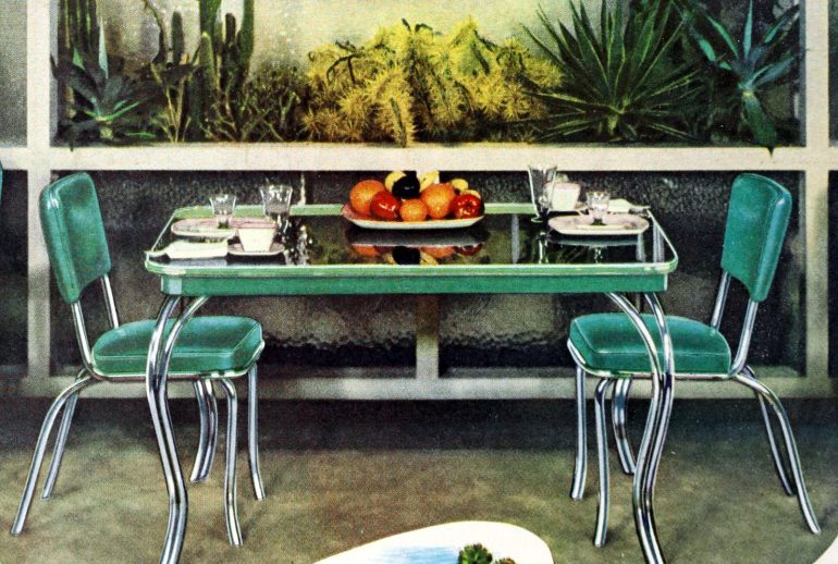50 compact vintage dining room sets from the 40s & 50s with that ...