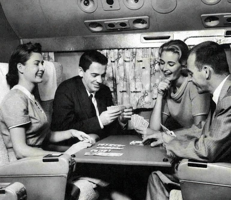 See what first class flights were like from the 1950s to the 1980s ...