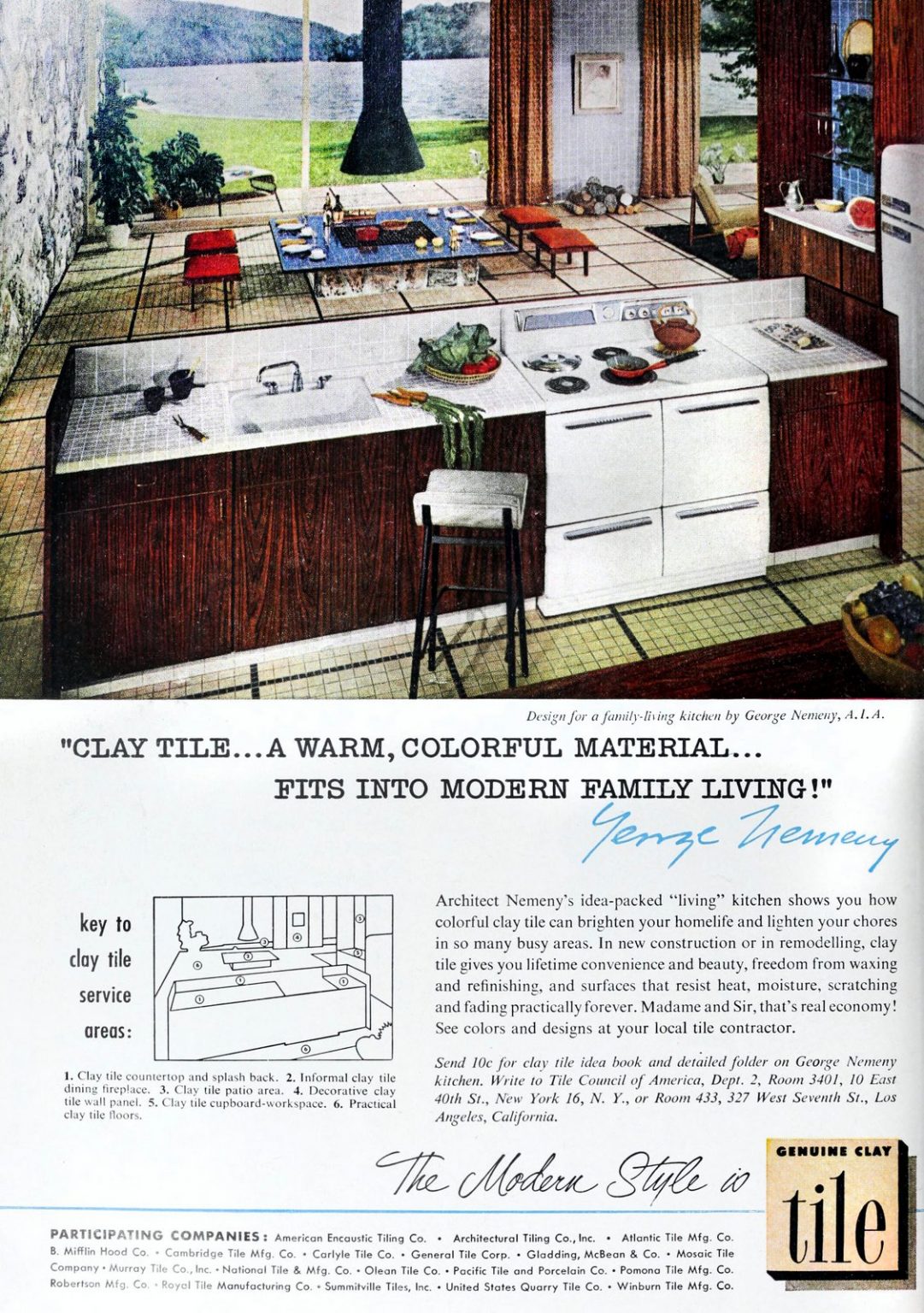 31 vintage 1950s kitchen tile design ideas - Click Americana