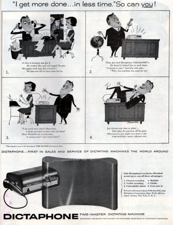 How a Dictaphone & other vintage office transcription machines worked ...