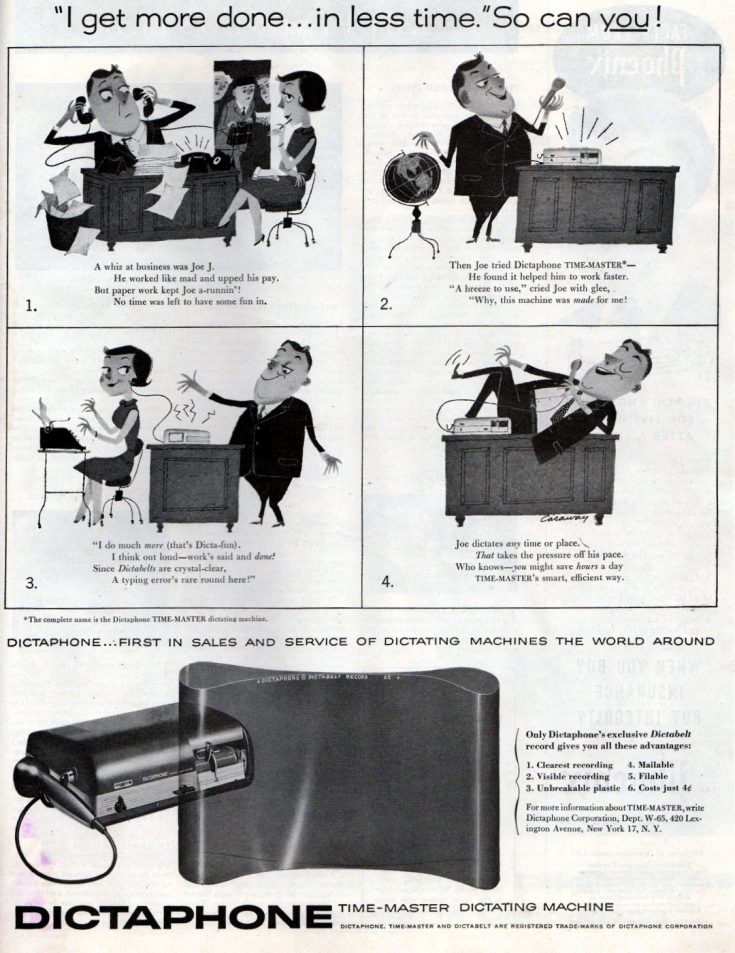 How a Dictaphone & other vintage office transcription machines worked ...