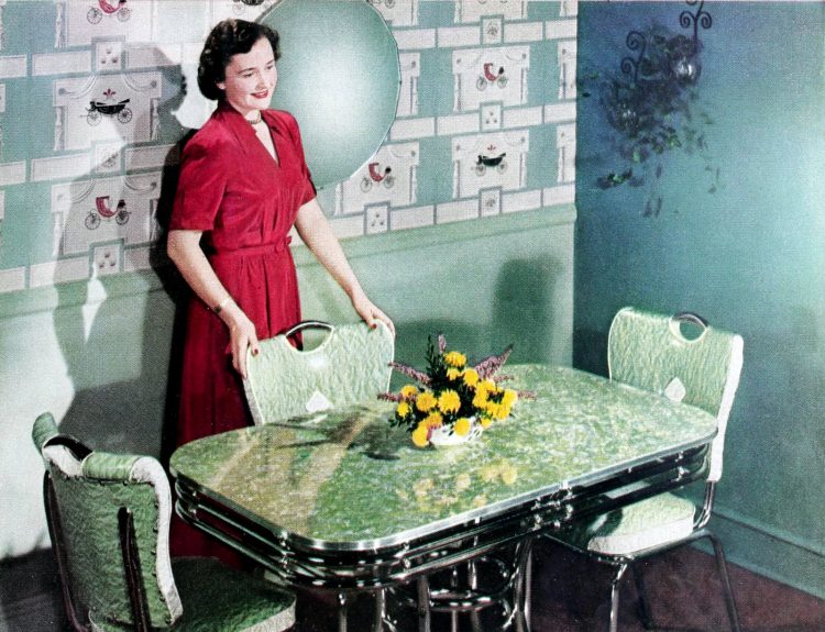 50 compact vintage dining room sets from the 40s & 50s with that ...