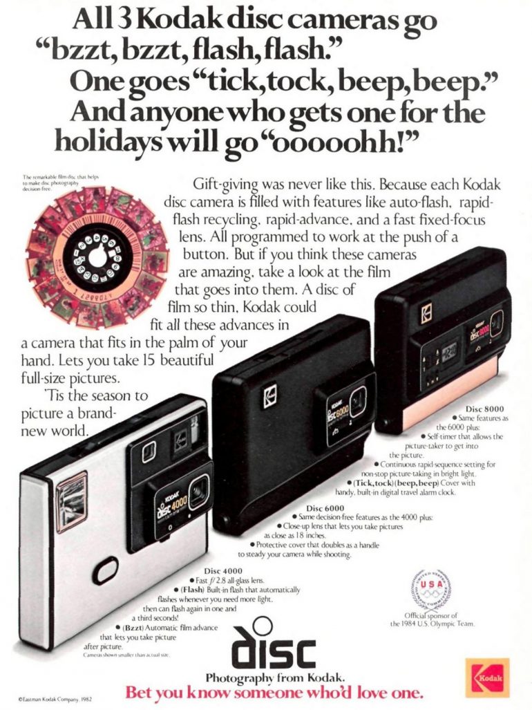 The Kodak Disc camera debuted in 1982, but couldn't live up to its ...