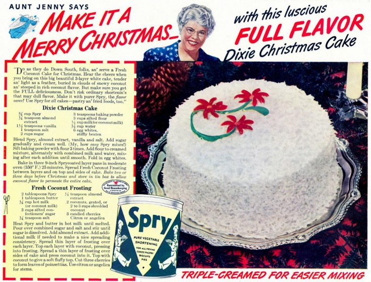 7 retro recipes for clever coconut Christmas cakes, including a snowman ...