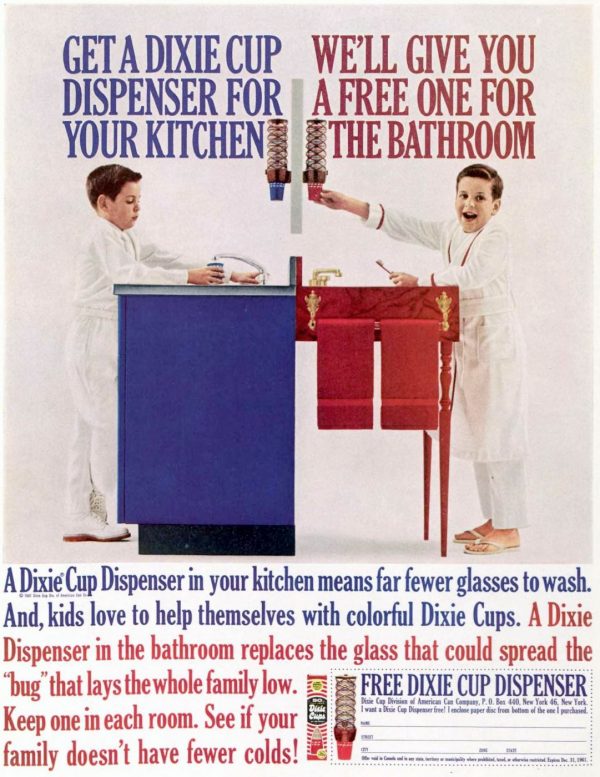 Vintage Dixie cups: See retro designs & dispensers, plus get the ...