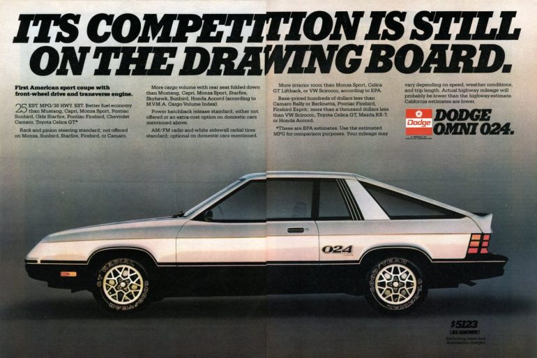 See vintage Dodge Omni cars from the 1970s & 1980s - Click Americana