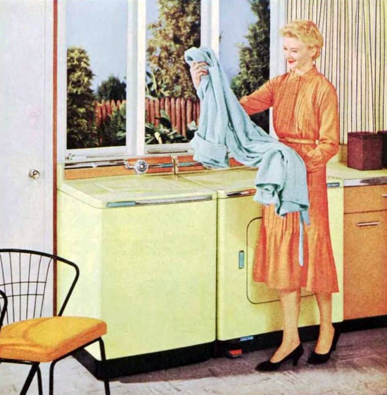 These 20 retro laundry rooms had style - Click Americana