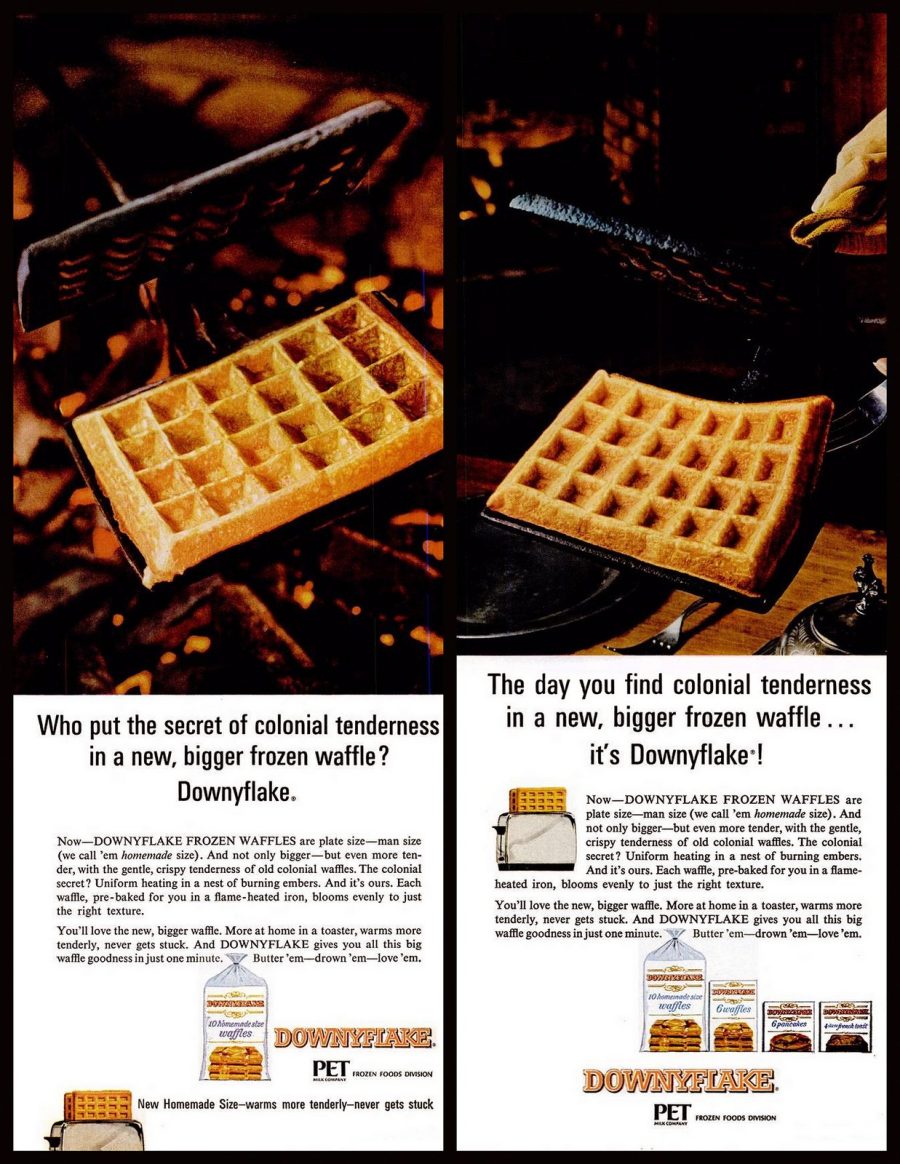 Popular frozen waffles from the 20th century - Click Americana