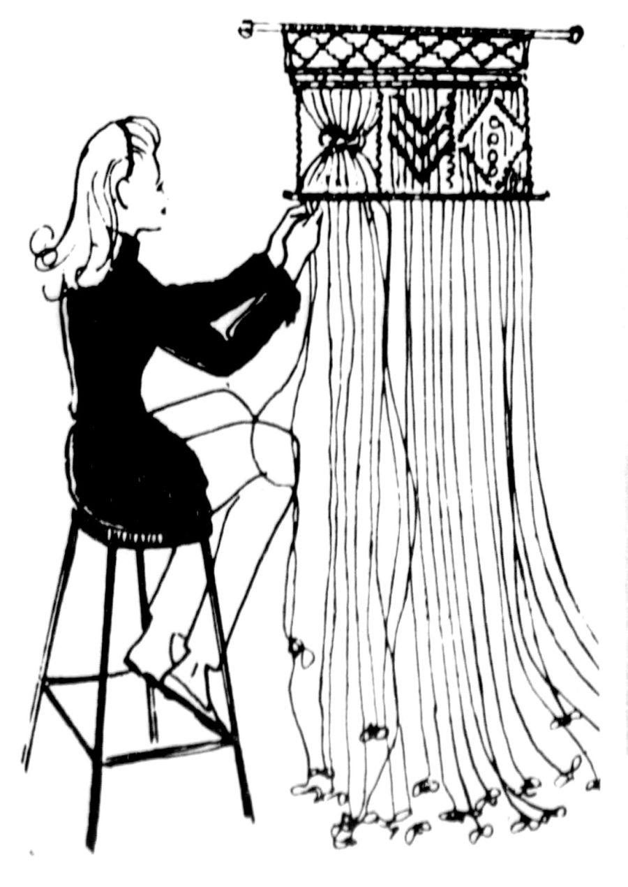 1970s macrame projects: How to make a macrame plant hanger, owl & other ...