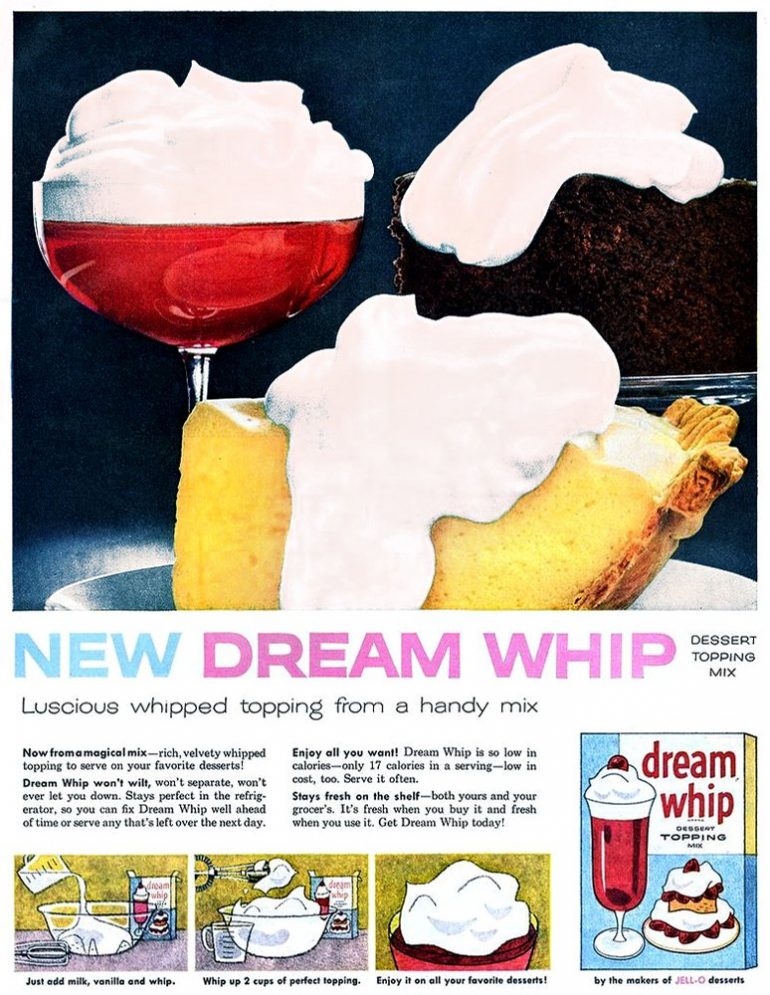 Dream Whip: Look back to when this powdered whipped cream first came ...