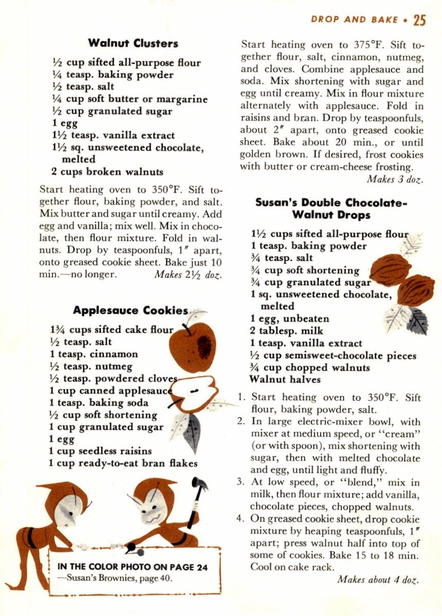 A collection of classic Christmas cookies from the '50s - Click Americana