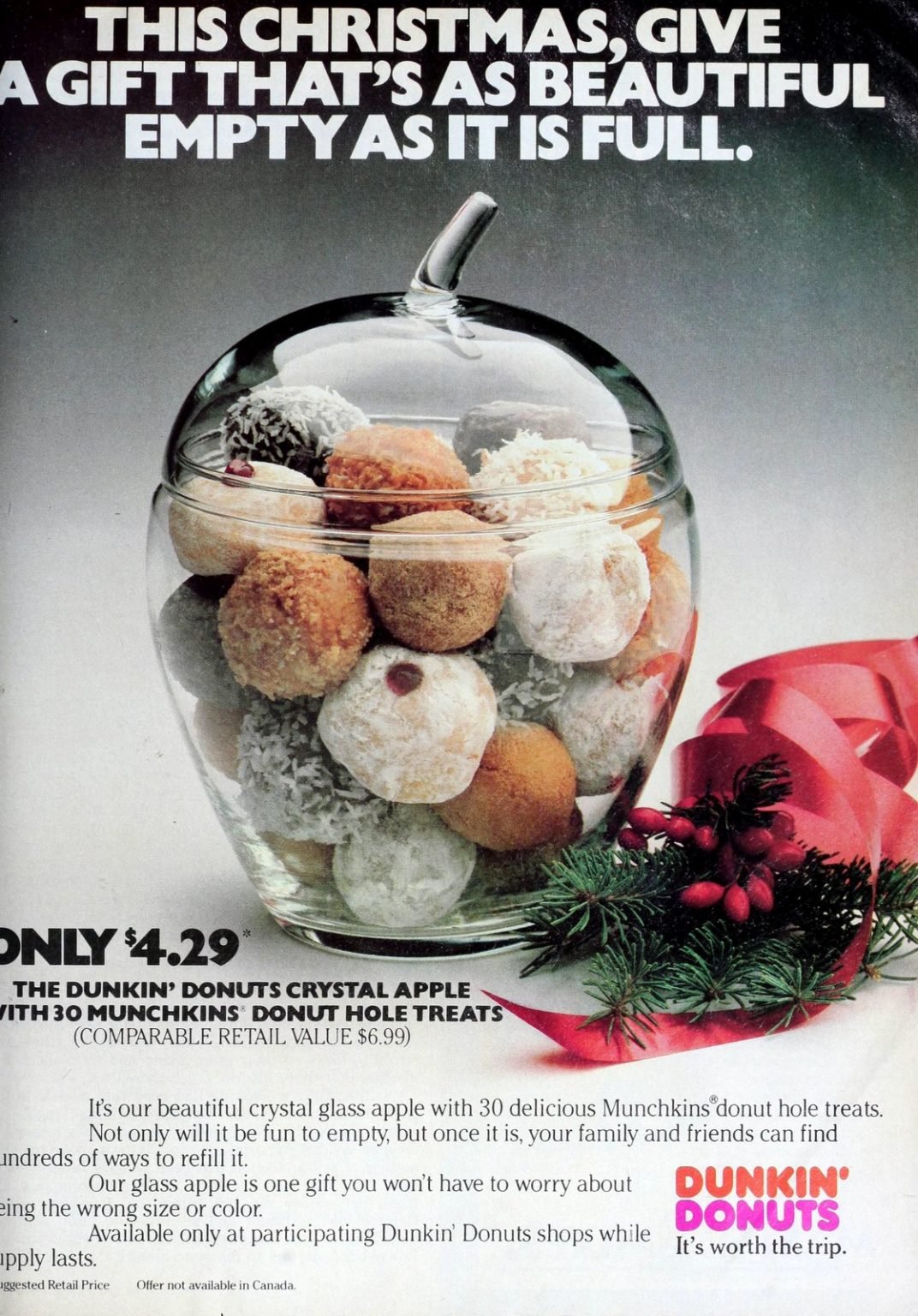 Remember those cool Dunkin Donuts glass jars that came filled with ...