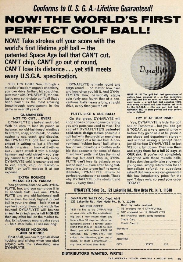 Fore! The history of golf balls - Click Americana