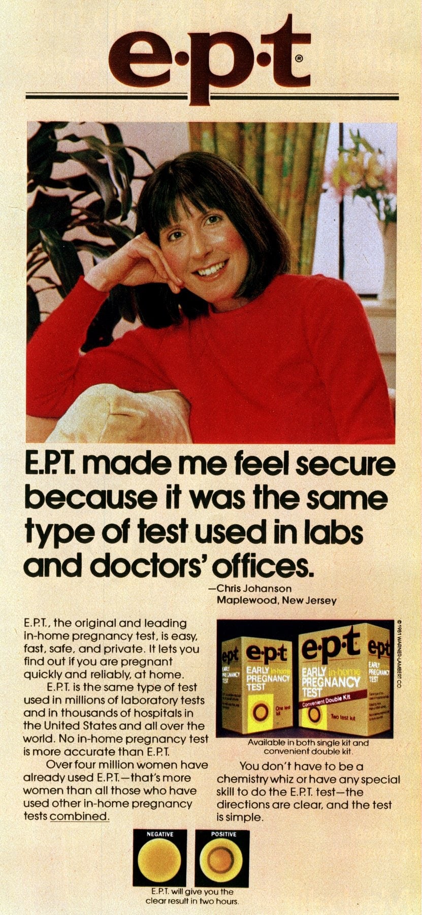 These vintage home pregnancy test kits used test tubes & had a two-hour ...