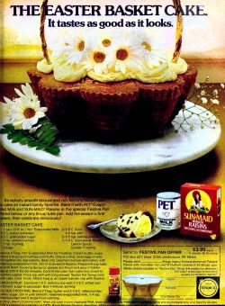 How to make four cute old-fashioned Easter basket cakes - Click Americana