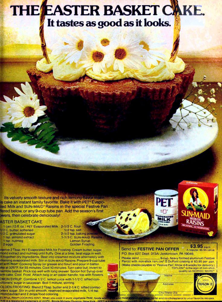 How to make four cute old-fashioned Easter basket cakes - Click Americana