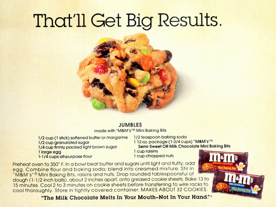 Easy m&ms jumbles cookie recipe - Click Americana