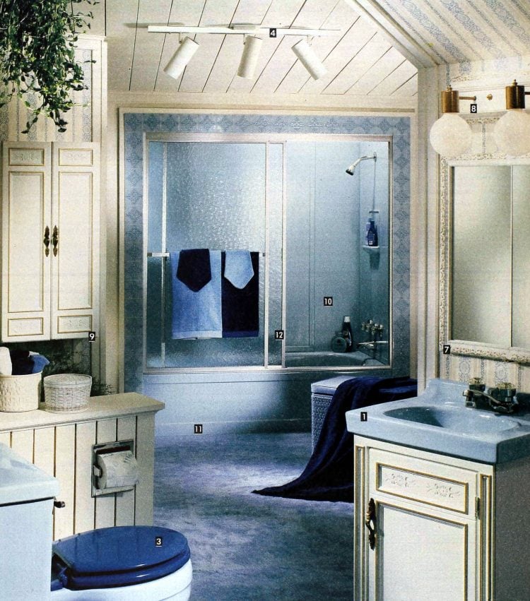 1980s bathroom decor & color schemes for that real retro look - Click ...