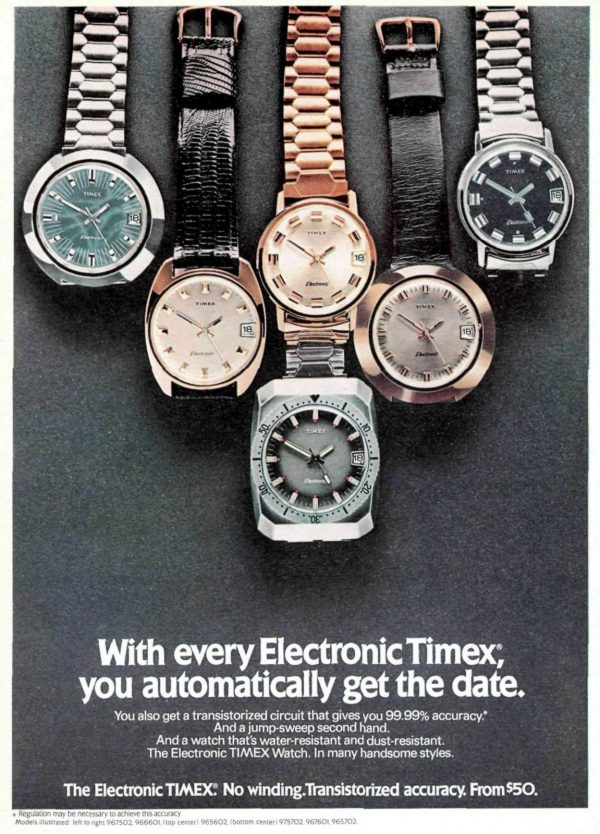 Vintage 1970s watches for men, women & kids in up-to-the minute styles ...