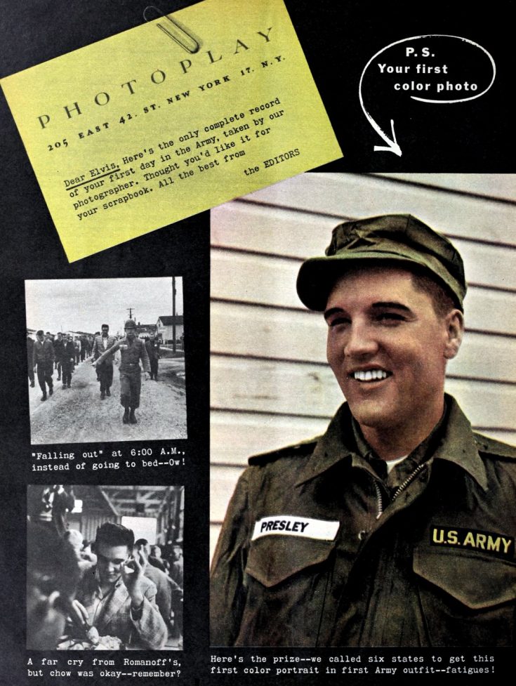 Elvis Presley army photos that capture the shocking moment the King got ...