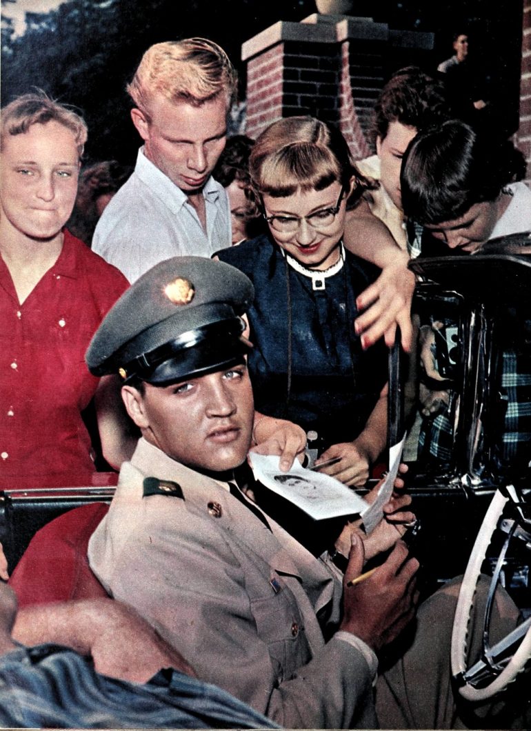 Elvis Presley army photos that capture the shocking moment the King got ...