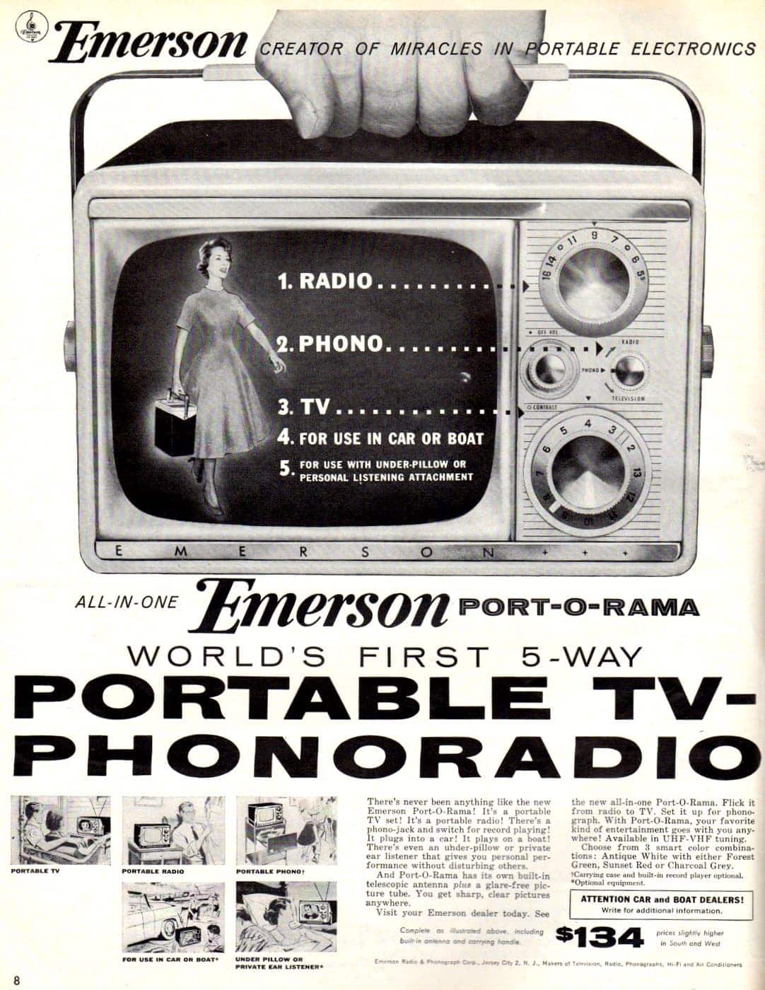 50 vintage television sets from the 1950s: Wonders of the world in ...