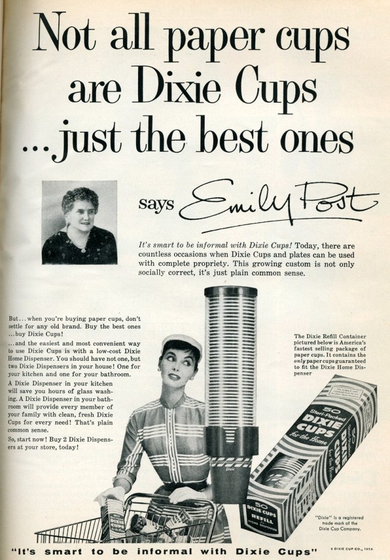 Vintage Dixie cups: See retro designs & dispensers, plus get the ...