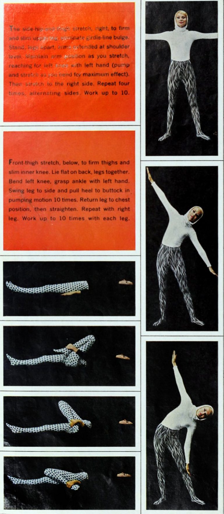 How gals in the '60s got such gorgeous legs: Retro leg workouts ...