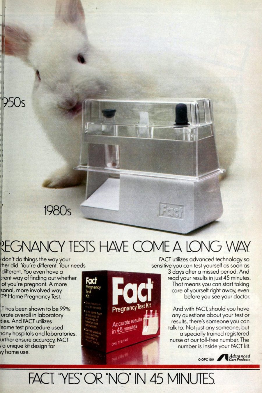 These vintage home pregnancy test kits used test tubes & had a two-hour ...