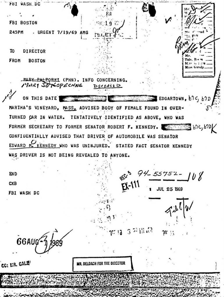 Ted Kennedy's Chappaquiddick incident: The 1969 car crash that killed a ...