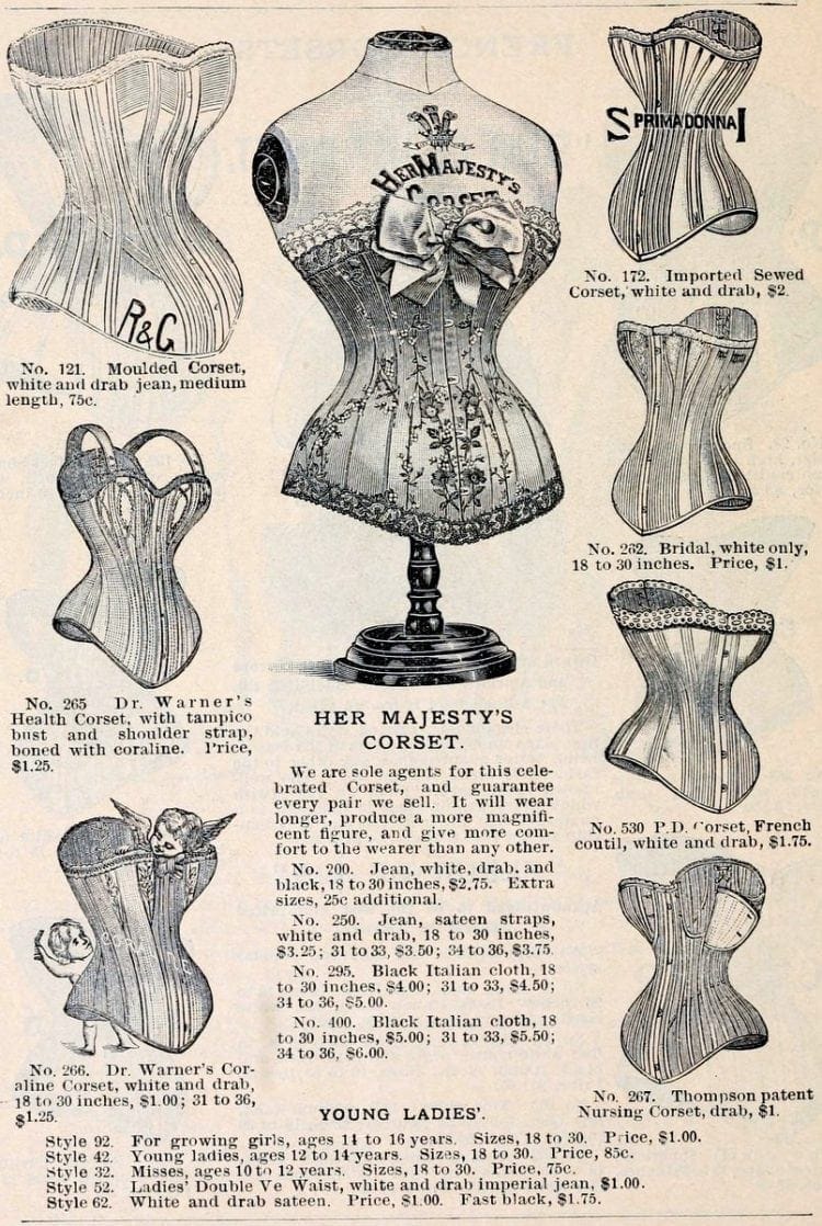 Victorian corsets: What they were like & how women used to wear them ...